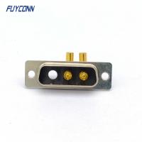 China 3W3 Solder Cup High Power D Sub Connector 3 Pin Right Angle Male DB 90 Degree for sale