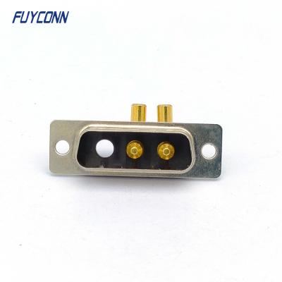 China 3W3 Solder Cup High Power D Sub Connector 3 Pin Right Angle Male DB 90 Degree for sale