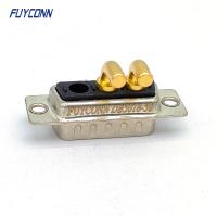 China 3W3 Solder Cup High Power D Sub Connector 3 Pin Right Angle Male DB 90 Degree for sale