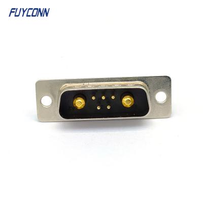 China 7Pin PCB Straight D-SUB Connectors , 7W2 Male DB High Current Connector for sale