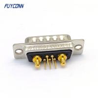 China 7Pin PCB Straight D-SUB Connectors , 7W2 Male DB High Current Connector for sale