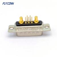 China 7Pin PCB Straight D-SUB Connectors , 7W2 Male DB High Current Connector for sale