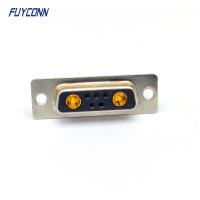 China 7 Way 7W2 Straight Female Pins DB PCB Power D-SUB Connector PCB Type for sale