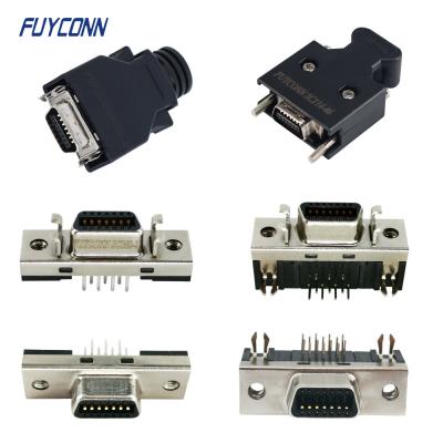 China 14pin SCSI 1.27mm Connector PCB / Solder Cup/ IDC Crimping Female / Male for sale