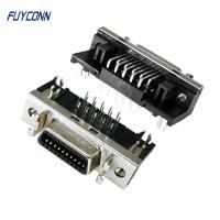 China PBT Insulation SCSI MDR Connector Female Male 1.27mm Pitch 20pin 1A 500V for sale