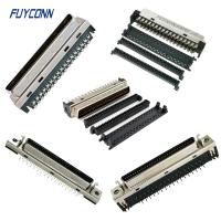 China 68pin SCSI MDR Connector PCB Solder Cup IDC Crimp 1.27mm Pitch Female Male for sale