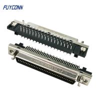 China 68pin SCSI MDR Connector PCB Solder Cup IDC Crimp 1.27mm Pitch Female Male for sale