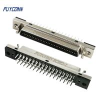 China 68pin SCSI MDR Connector PCB Solder Cup IDC Crimp 1.27mm Pitch Female Male for sale
