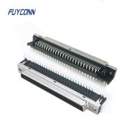 China 100pin SCSI MDR Connector PCB Solder Cup IDC Crimp 1.27mm Pitch Female Male for sale