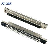 China 100pin SCSI MDR Connector PCB Solder Cup IDC Crimp 1.27mm Pitch Female Male for sale