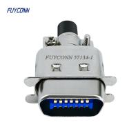 China DDK Centronic Connector 57-30 Male 14 to 50 Pin Solder Cup 2.16mm Pitch for sale