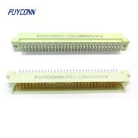 China Solderless Male DIN41612 Connector 3 Rows 96pin Press Pin  PCB Type for sale