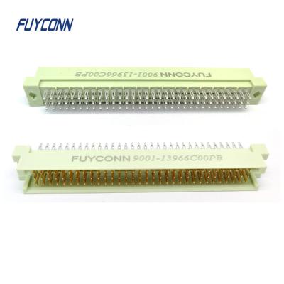 China Solderless Male DIN41612 Connector 3 Rows 96pin Press Pin  PCB Type for sale