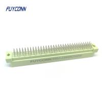 China Solderless Male DIN41612 Connector 3 Rows 96pin Press Pin  PCB Type for sale