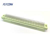 China Solderless Male DIN41612 Connector 3 Rows 96pin Press Pin  PCB Type for sale