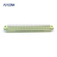 China DIN41612 64 Pin Male Press Fit Connector 2 Rows 2.54mm Pitch Solderless for sale