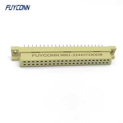 China DIN41612 Connector 9001 Series PCB Vertical 2 Row Female 44 Pin 2.54mm Pitch for sale