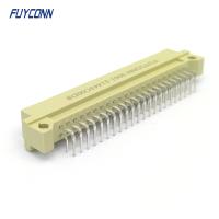 China DIN41612 44Pin PCB Right Angle Male Connector 2 Rows 2.54mm Pitch 9001 Series for sale