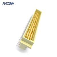 China DIN 41612 128Pin Male PCB Right Angle Connector 4 Rows 2.54mm Pitch for sale