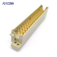 China DIN 41612 Power Male Connector 5.08mm 48 Pin 3 Row Straight PCB Mount for sale