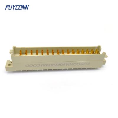 China DIN 41612 Power Male Connector 5.08mm 48 Pin 3 Row Straight PCB Mount for sale