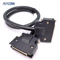 China 50P-50P SCSI Cable Assembly MD50 Male to Male 1.27mm Pitch Solder Cup Connector for sale