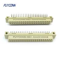 China DIN 41612 Connector 2 Rows 44 Pin PCB Right Angle Female Eurocard 2.54mm Pitch for sale
