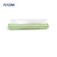 China DIN 41612 PCB Straight 96 Pin Male Connector 3 Rows 2.54mm Pitch 13mm Terminals for sale