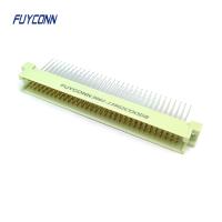 China DIN 41612 PCB Straight 96 Pin Male Connector 3 Rows 2.54mm Pitch 13mm Terminals for sale