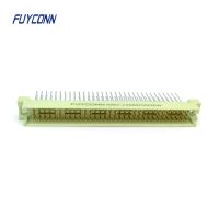 China DIN 41612 PCB Straight 96 Pin Male Connector 3 Rows 2.54mm Pitch 13mm Terminals for sale