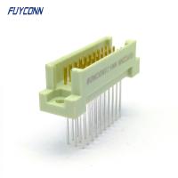 China Vertical PCB 30 Pin Male DIN 41612 Connector 13mm Eurocard 2.54mm Pitch for sale