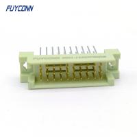 China Vertical PCB 30 Pin Male DIN 41612 Connector 13mm Eurocard 2.54mm Pitch for sale