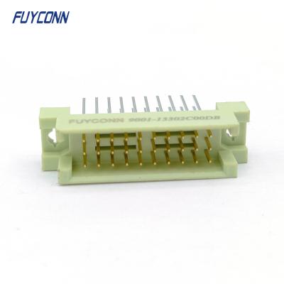 China Vertical PCB 30 Pin Male DIN 41612 Connector 13mm Eurocard 2.54mm Pitch for sale