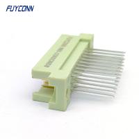 China Vertical PCB 30 Pin Male DIN 41612 Connector 13mm Eurocard 2.54mm Pitch for sale