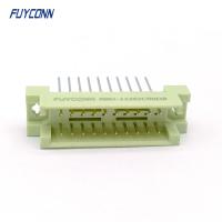 China Vertical PCB 20 Pin Male DIN 41612 Connector 2.54mm Pitch 2x10P 13mm for sale