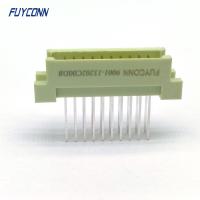 China Vertical PCB 20 Pin Male DIN 41612 Connector 2.54mm Pitch 2x10P 13mm for sale