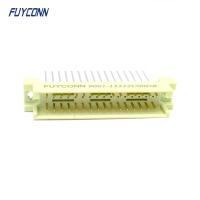 China DIN 41612 Male Connector 3 Rows 32 Pin Straight PCB 2.54mm Pitch 13mm Terminals for sale