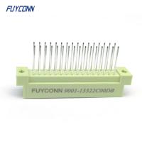 China DIN 41612 Male Connector 3 Rows 32 Pin Straight PCB 2.54mm Pitch 13mm Terminals for sale