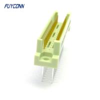 China DIN 41612 Male Connector 3 Rows 32 Pin Straight PCB 2.54mm Pitch 13mm Terminals for sale
