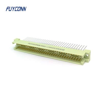 China DIN 41612 PCB Straight 64 Pin Male Connector 2x32P 13mm 2.54mm Pitch for sale