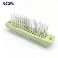 China 3 Row Female DIN 41612 Connector 48 Pin 13mm Press Pin PCB Straight for sale