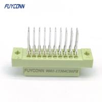 China DIN 41612 Female Connector 3 Rows 30 Pin Press Pin 13mm Solderless Eurocard for sale