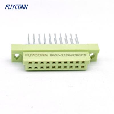 China DIN 41612 Connector 20 Pin Female 2 Rows Press Pin 13mm Terminal Length PCB Eurocard for sale