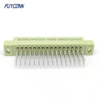 China DIN41612 32pin Female Connector 2 Rows Press Pin 13mm Terminal Length PCB Solderless for sale