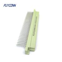 China DIN 41612 64 Pin Female PCB Connector 2x32 Press Pin 15mm Terminal Length for sale
