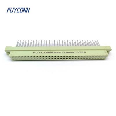 China DIN 41612 64 Pin Female PCB Connector 2x32 Press Pin 15mm Terminal Length for sale