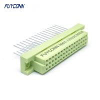 China DIN41612 32Pin 3 Row Female PCB Straight Connector 17mm Terminal for sale