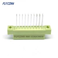 China DIN41612 Female Eurocard Connector 2 Rows 20 Pin 13mm Vertical Terminals PCB Straight for sale