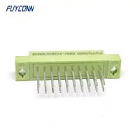 China DIN41612 Female Eurocard Connector 2 Rows 20 Pin 13mm Vertical Terminals PCB Straight for sale