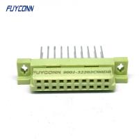 China DIN41612 Female Eurocard Connector 2 Rows 20 Pin 13mm Vertical Terminals PCB Straight for sale